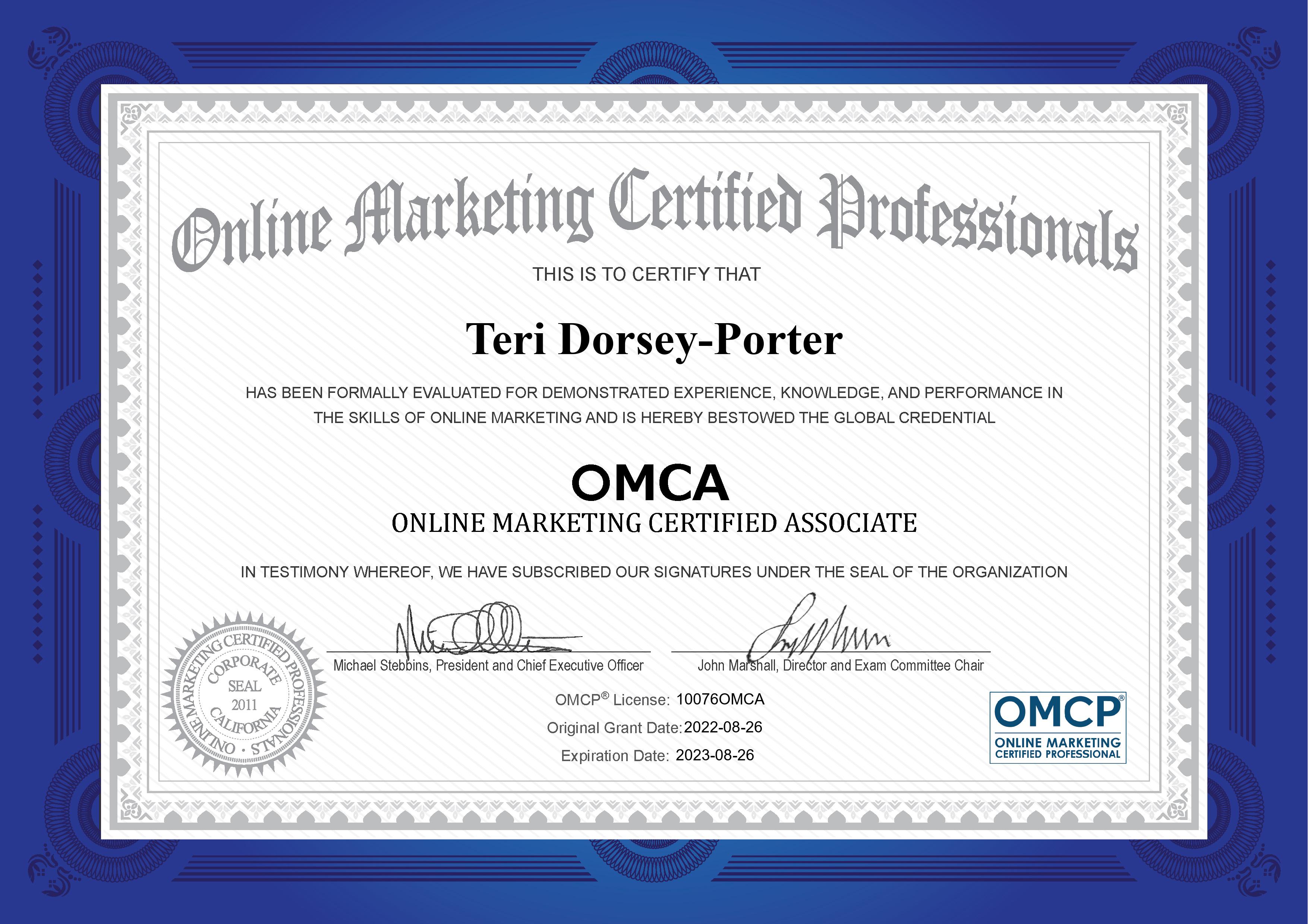 Teri Dorsey-Porter, OMCA - Go Energistics | GoE | LinkedIn